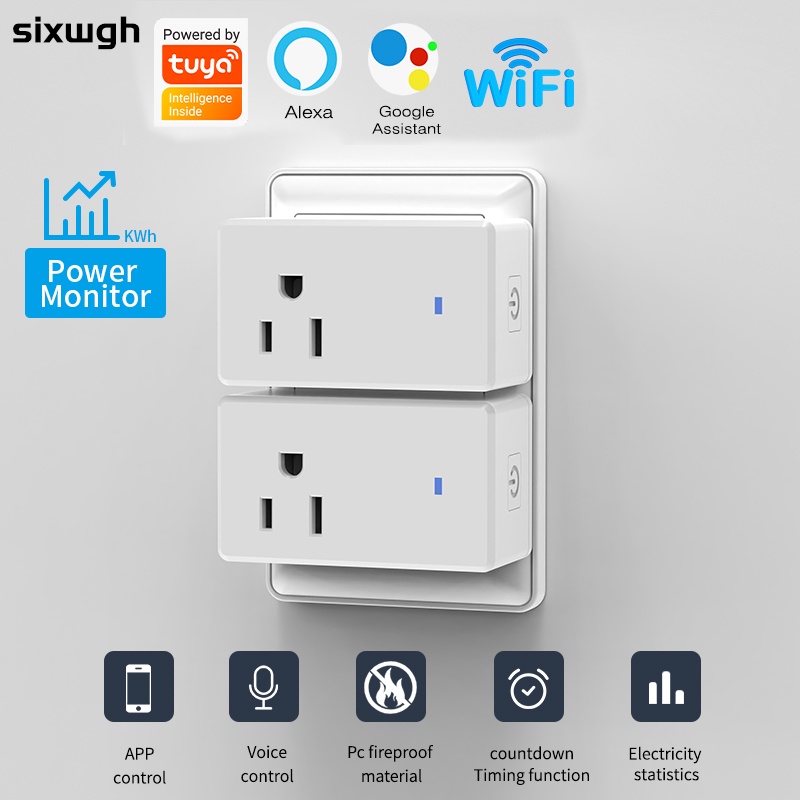 Tuya Wifi Smart Socket Wifi MINI Socket Support Smart Life APP Support ...