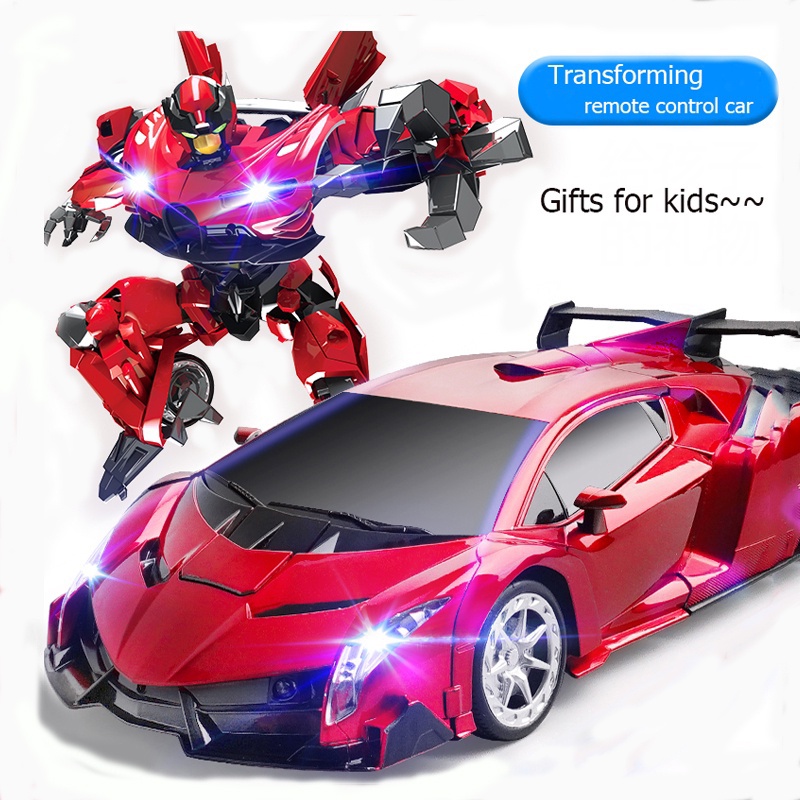 Remote Control Car 2 in 1 Sports Scale 1:18 Deformation Car ...