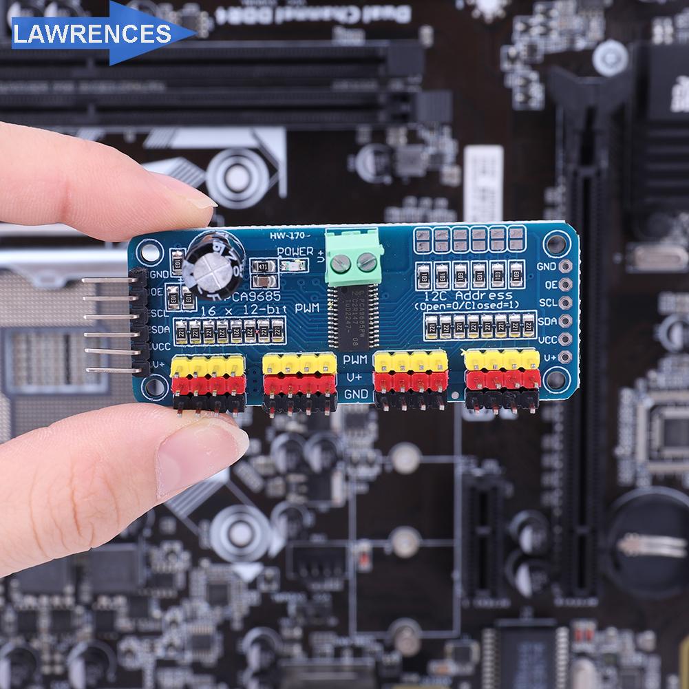 PCA9685 PWM Servo Driver Board IIC Interface 16 Channel 12-Bit PWM ... PCA9685 PWM Servo Driver Board IIC Interface 16 Channel 12-Bit PWM ...