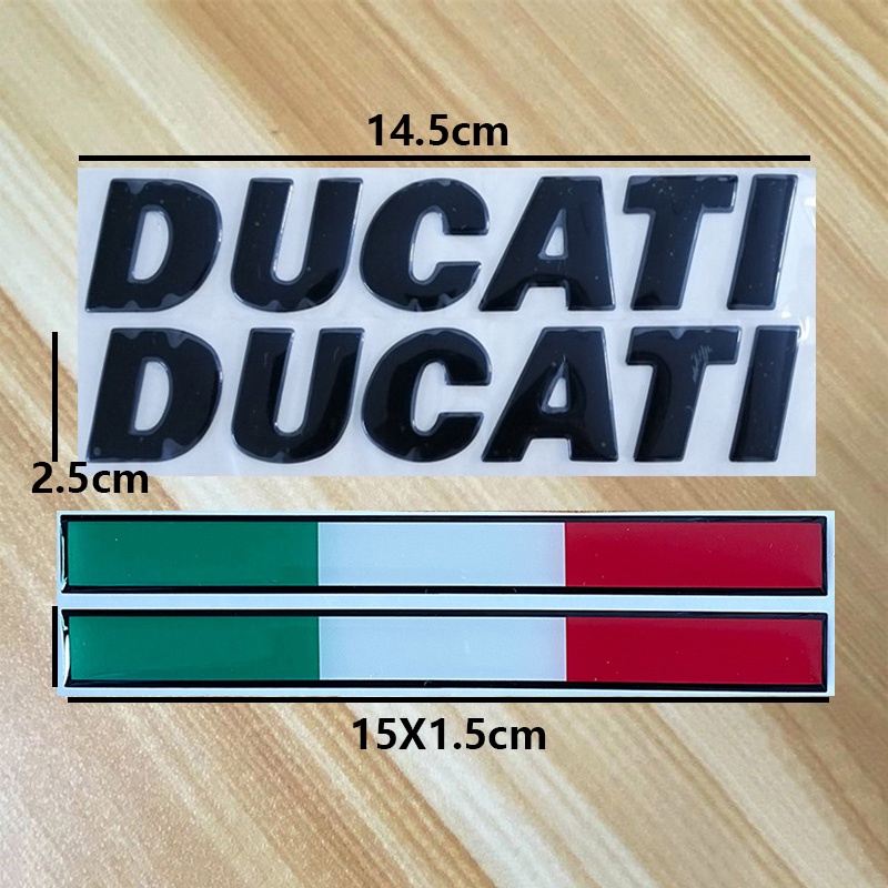 3D Motocross Decals Italy Flag Logo Stickers For Ducati Monster 821 ...