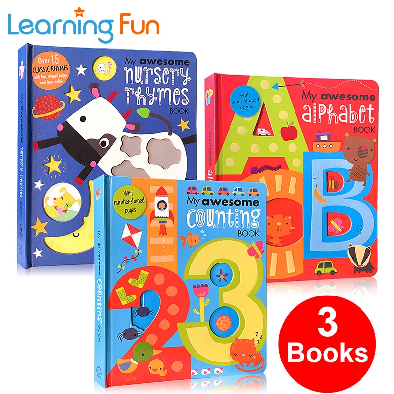 My Awesome Alphabet Book Counting 1-20 Book Nursery Rhymes Books ...
