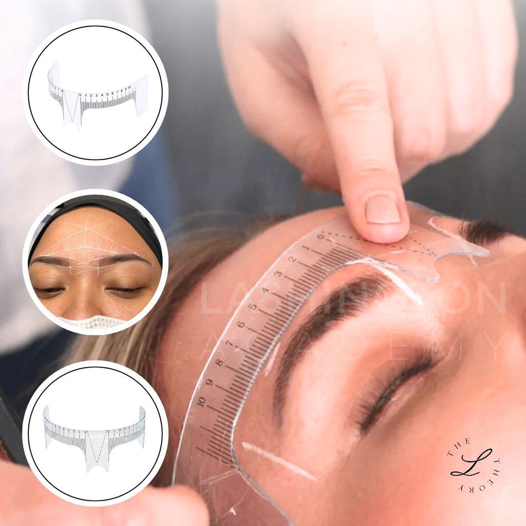 Structured Eyebrow Ruler for Brow Mapping, Eyebrow Embroidery, SPMU ...