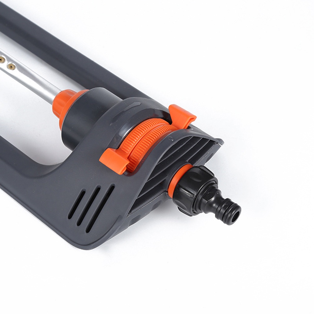 Automatic Oscillating Sprinkler 4 Modes Water Sprayer 19 Hole Nozzles Aluminum Tube Swing ...
