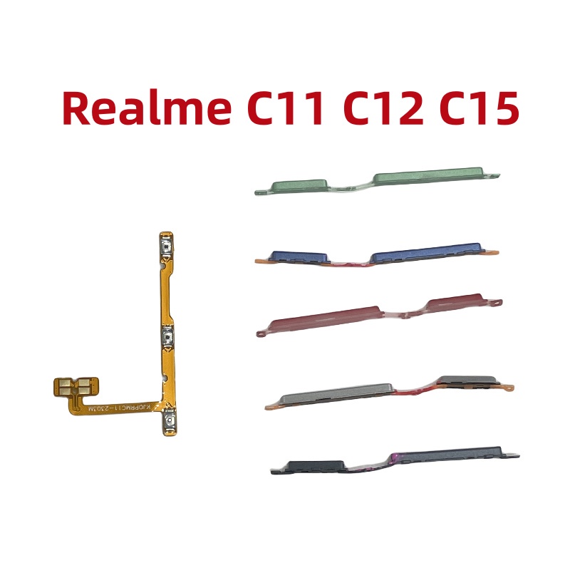 On off Power swicth button flex For Realme C12 C15 C11 2020 | Shopee ...
