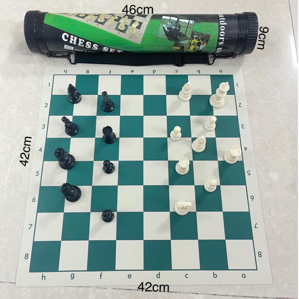50x50cm Folding Portable Chess Board Tournament Size Pieces Set ...