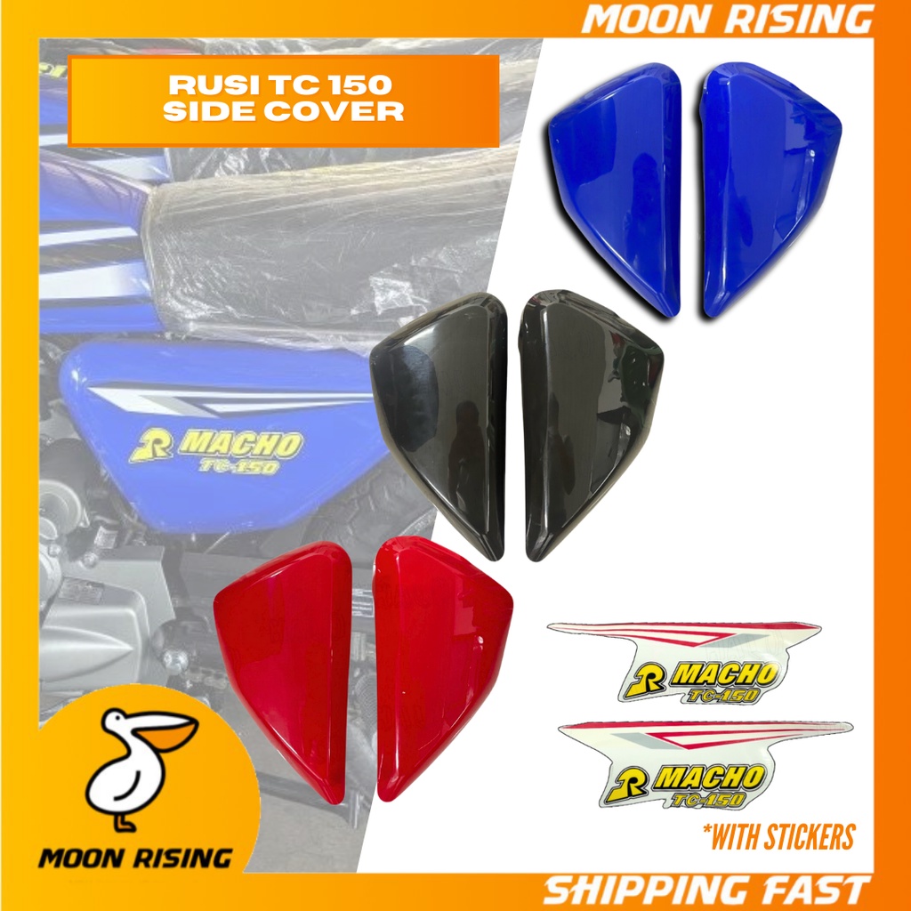 RUSI MACHO TC150 MOTORCYCLE PARTS SIDE COVER FOR RUSI MACHO TC150 A75 ...