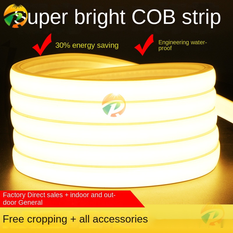 Ultra-thin led strip 220V waterproof ultra-bright self-adhesive line ...