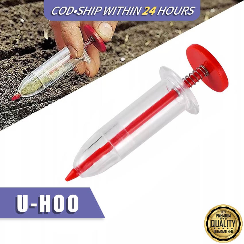 Mini Syringe Seeder Manual Planter Seed Sower for Most Seeds Gardening ...