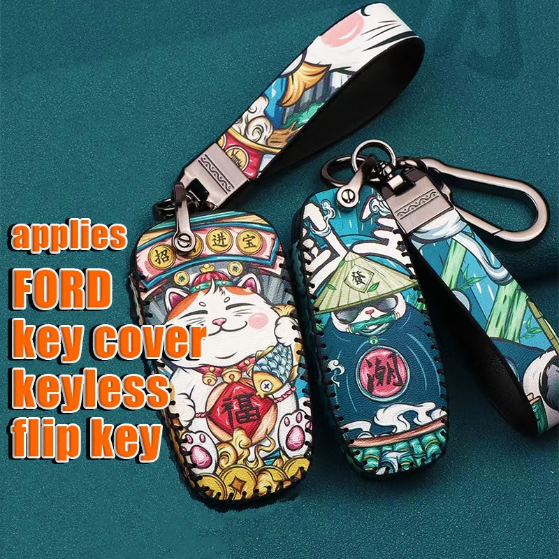 Ford Car Key Cover Case keychain for Ford everest trend Focus territory ...