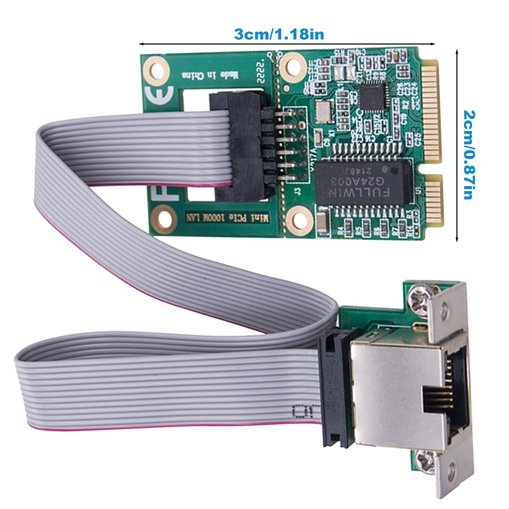 Rain Mini PCI-E Network Card 1000Mbps Gigabit Ethernet NIC Adapter ...