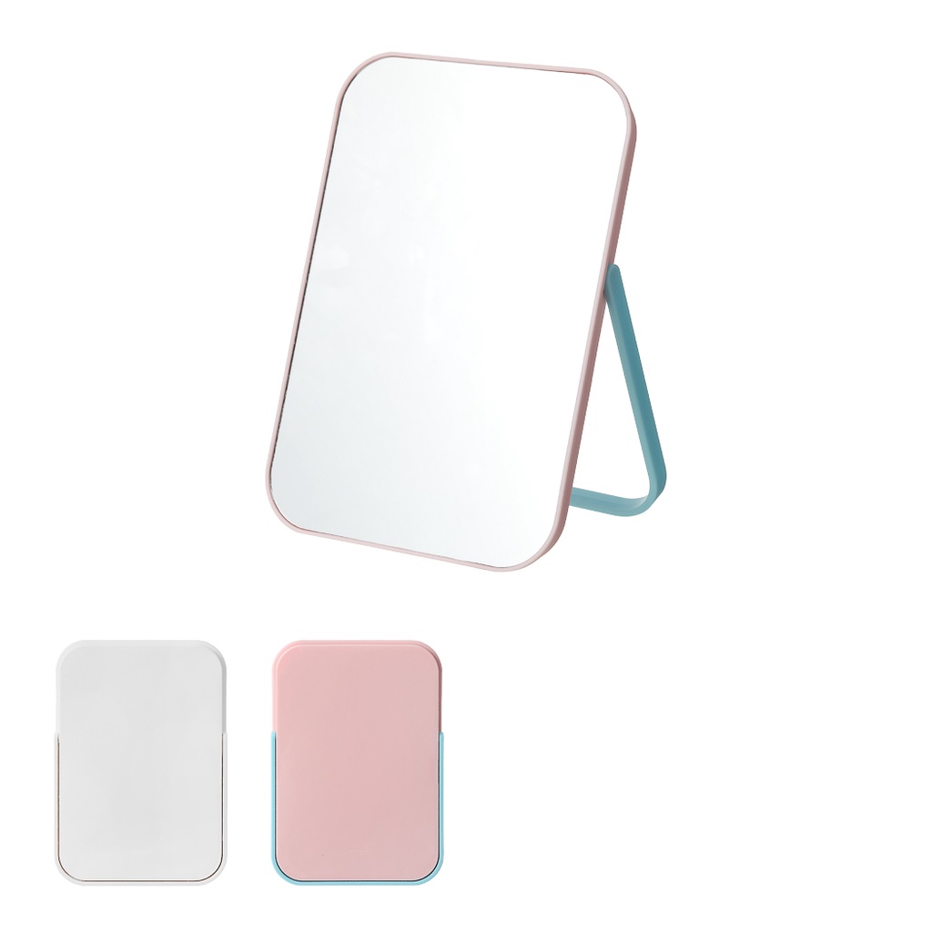 MINISO Square Dual-Use Vanity Mirror (White) | Shopee Philippines