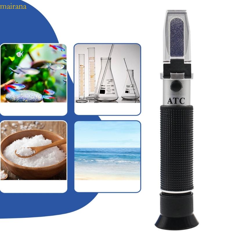 MAI Salinity Refractometer Salinometer Sea Water Salt Concentration ...