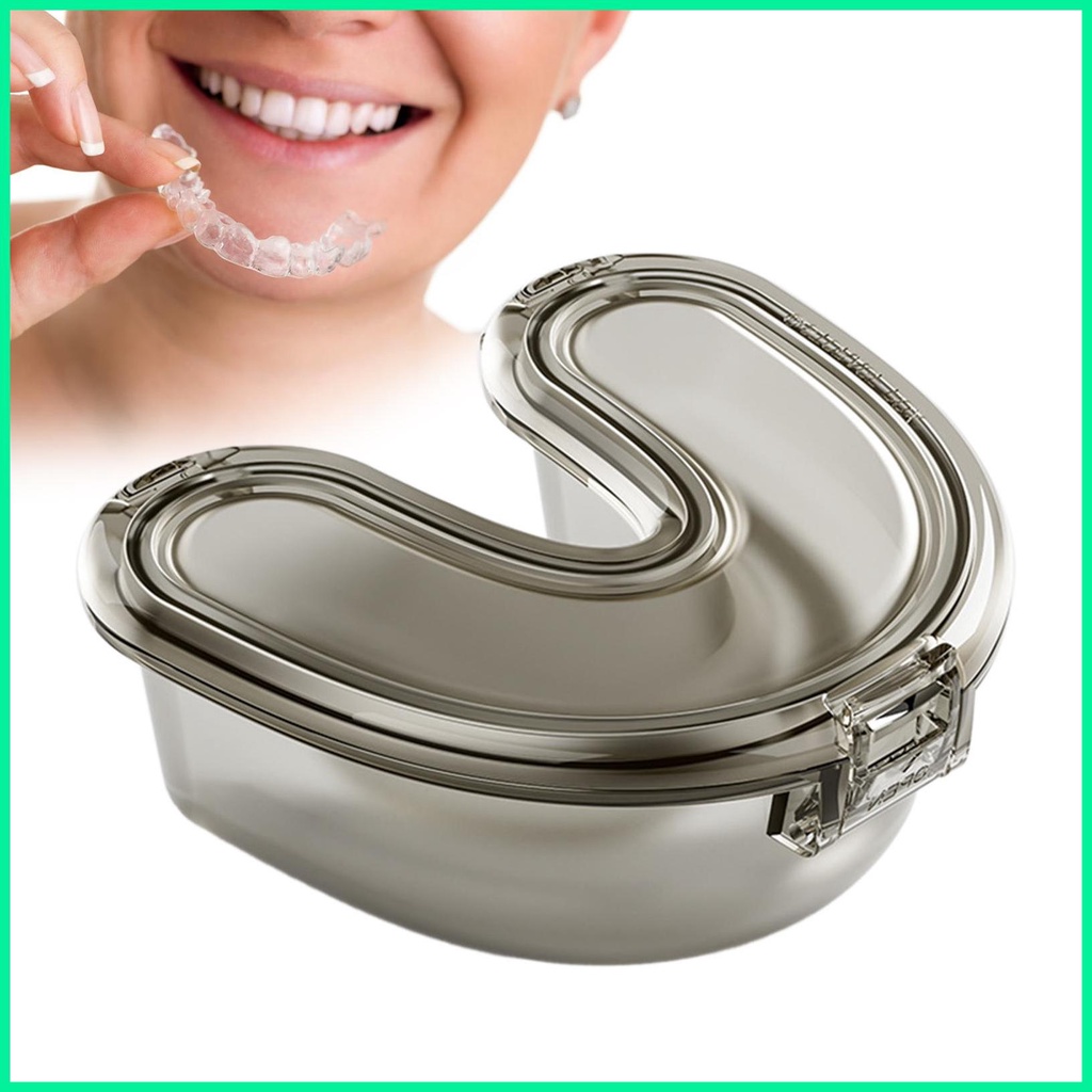 Nightguard Case Holder U-Shaped Night Guard Case Clear Mouthguard Case ...