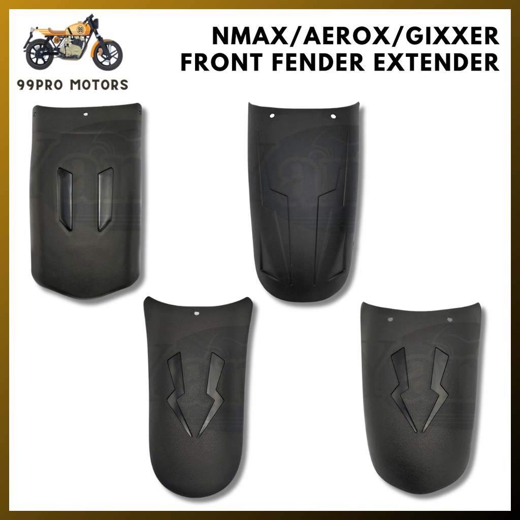 Nmax aerox gixxer front fender extender universal | Shopee Philippines