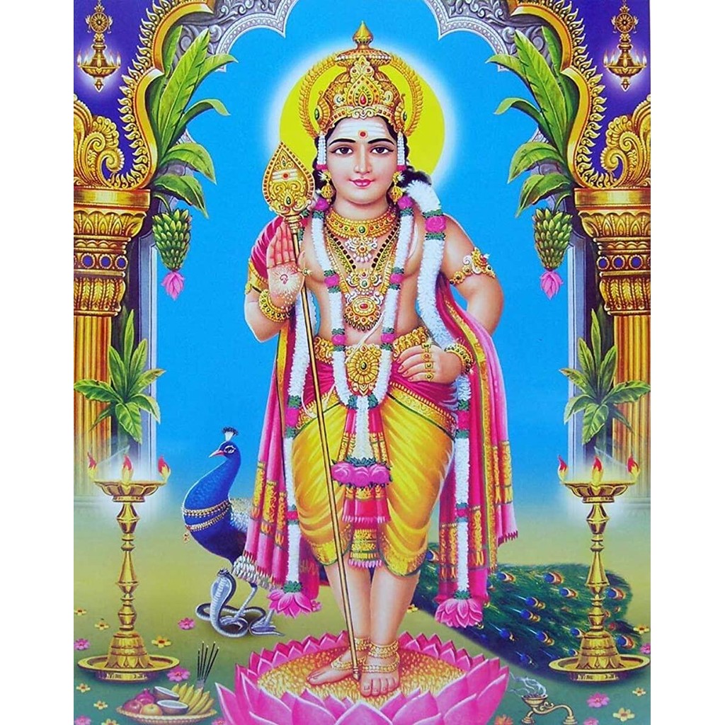 Wholesalesarong Lord Murugan Canvas Poster 14 20 Wall Pictures | Shopee ...