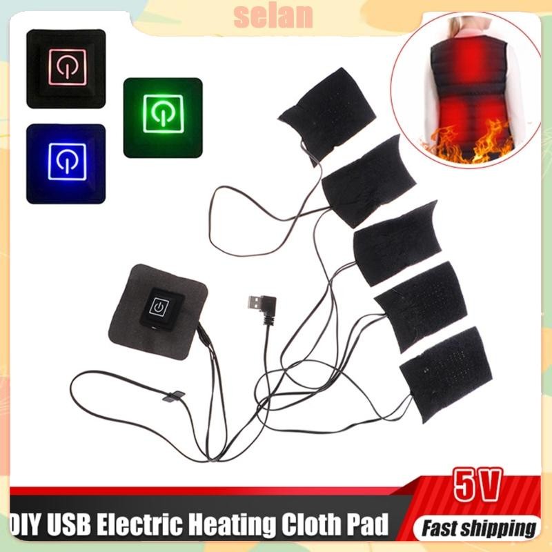 SEL USB Clothes Heater Pad With 3 Gear Adjustable Temperature Electric ...