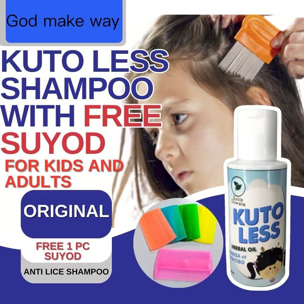 Effective Kuto Less Herbal Oil With FREE Suyod Anti Hair Itching Lice ...