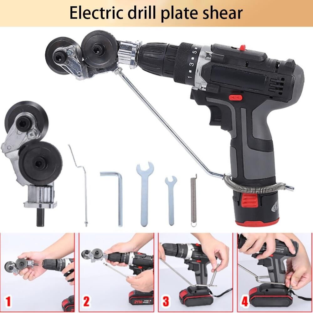 Drill to Shear Converter Drill Attachment for Cutting Metal Sheets ...