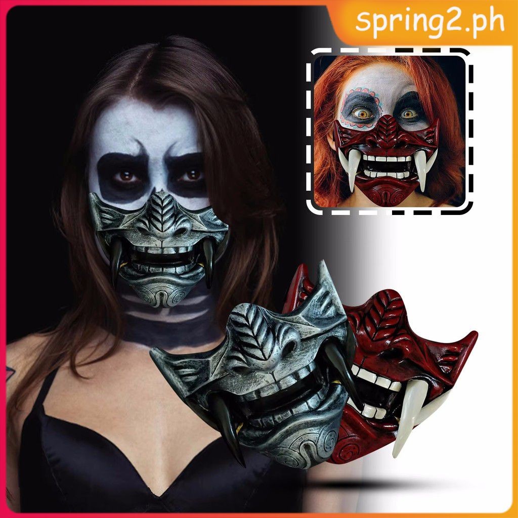 [Ready Stock] [Ready Stock] Samurai Prajna Mask Cosplay Horror Japanese ...