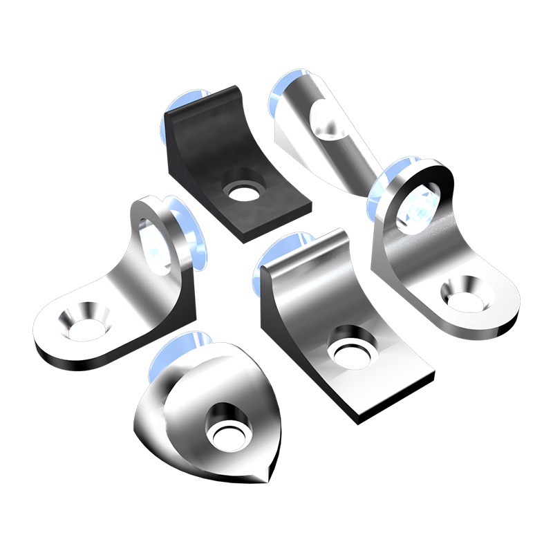 Glass tow hardware plate bracket support diaphragm bracket nail ...