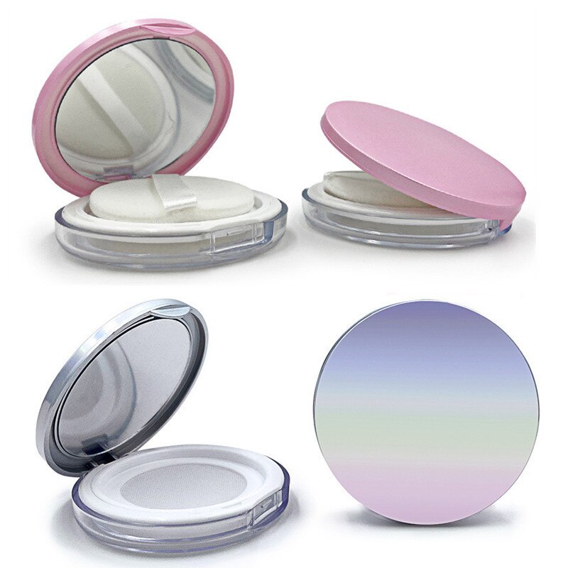 Portable Loose Powder Makeup Powder Case Compact Container with Mirror ...
