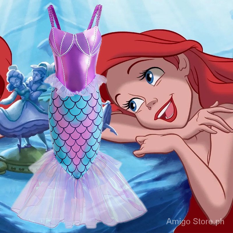 New Arrival Kids Clothing Baby Mermaid Princess Dress Girls' Ariel ...