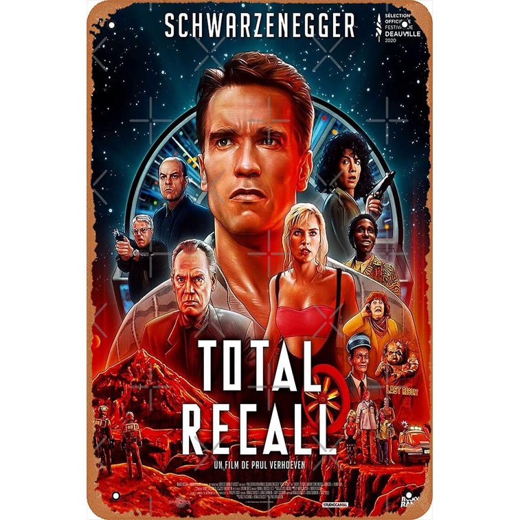 Metal Sign - Total Recall 30th Anniversary Tin Poster 12 X 8 Inches ...