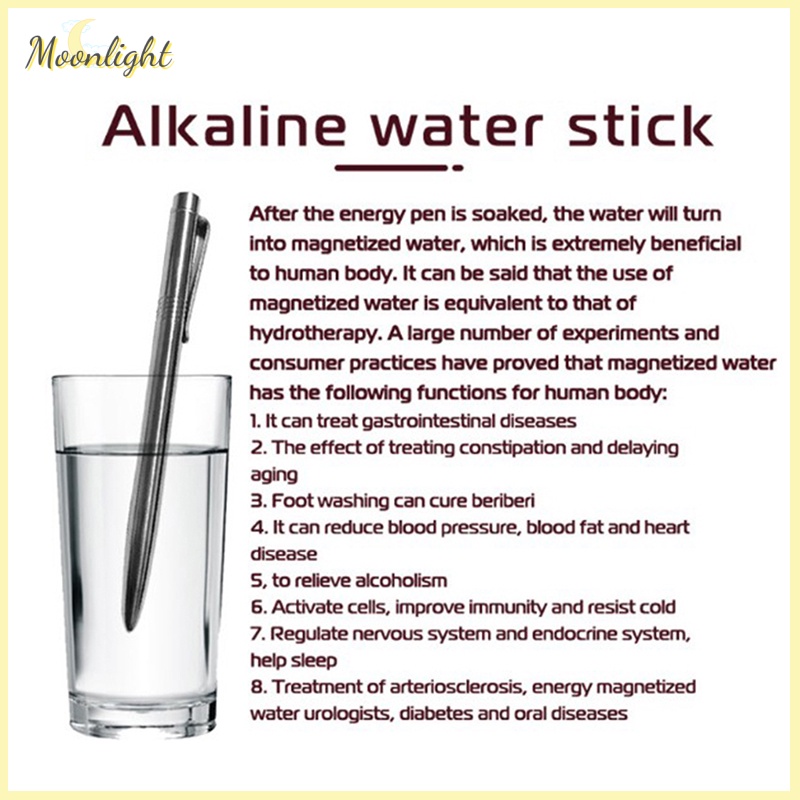 Moonlight> Negative Ion Energy Wand NANO Energy Alkaline Water Stick ...