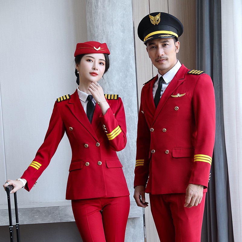 6103 High-Speed Rail Pilot Uniform Unisex Style Student Interview ...