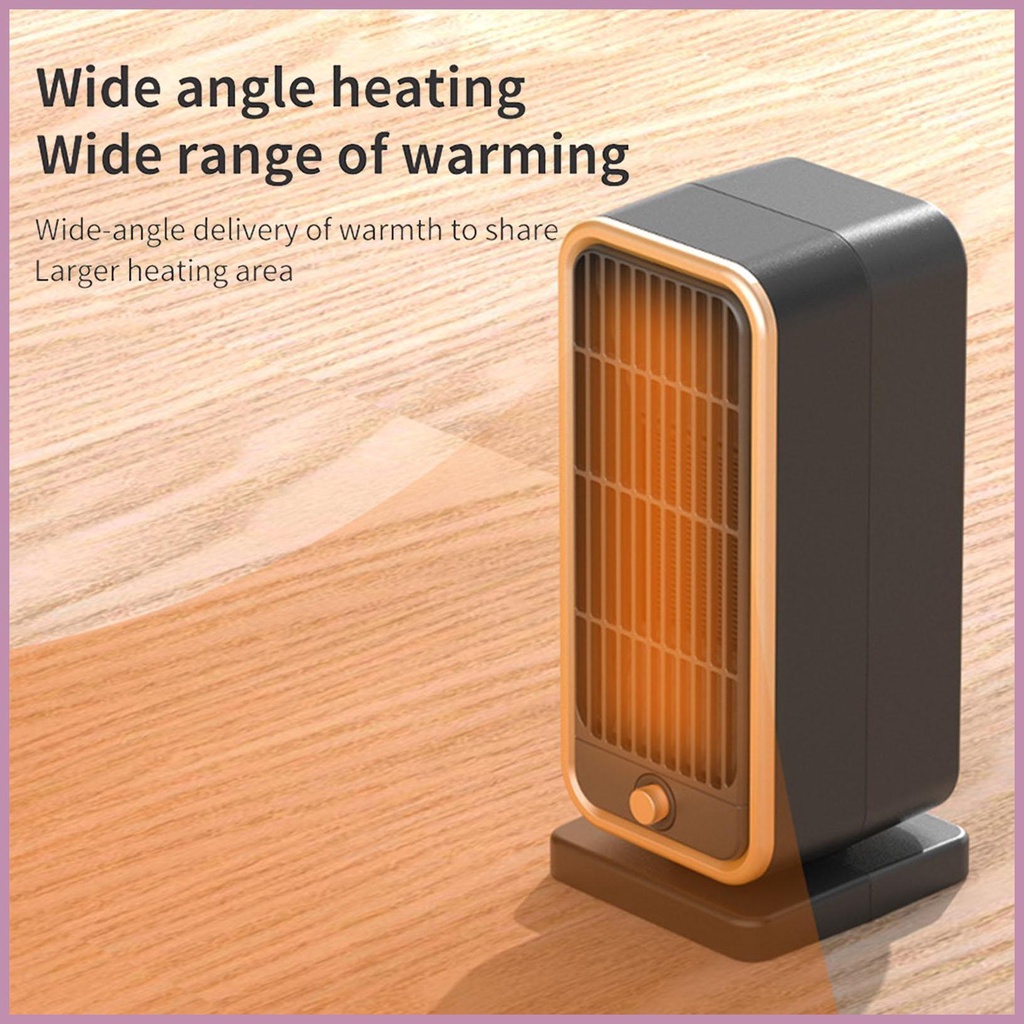 Desktop Electric Heater 500W Personal Heater Desk PTC Ceramic Silent ...