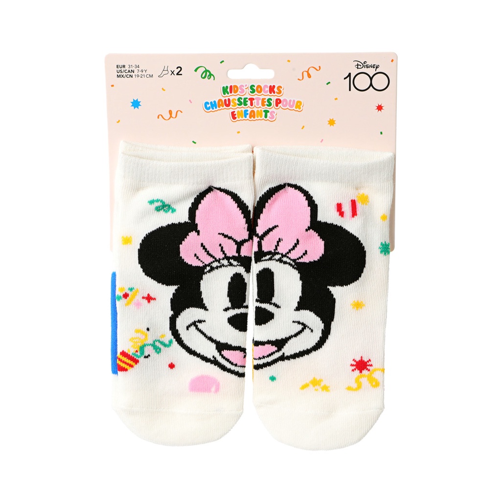 MINISO Disney 100 Celebration Collection Big Head Cotton Kids' Socks 2 ...