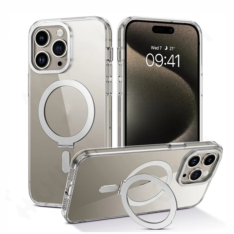 Luxury Aluminum Magnetic Wireless Charging Phone Case For iPhone 12 11 ...