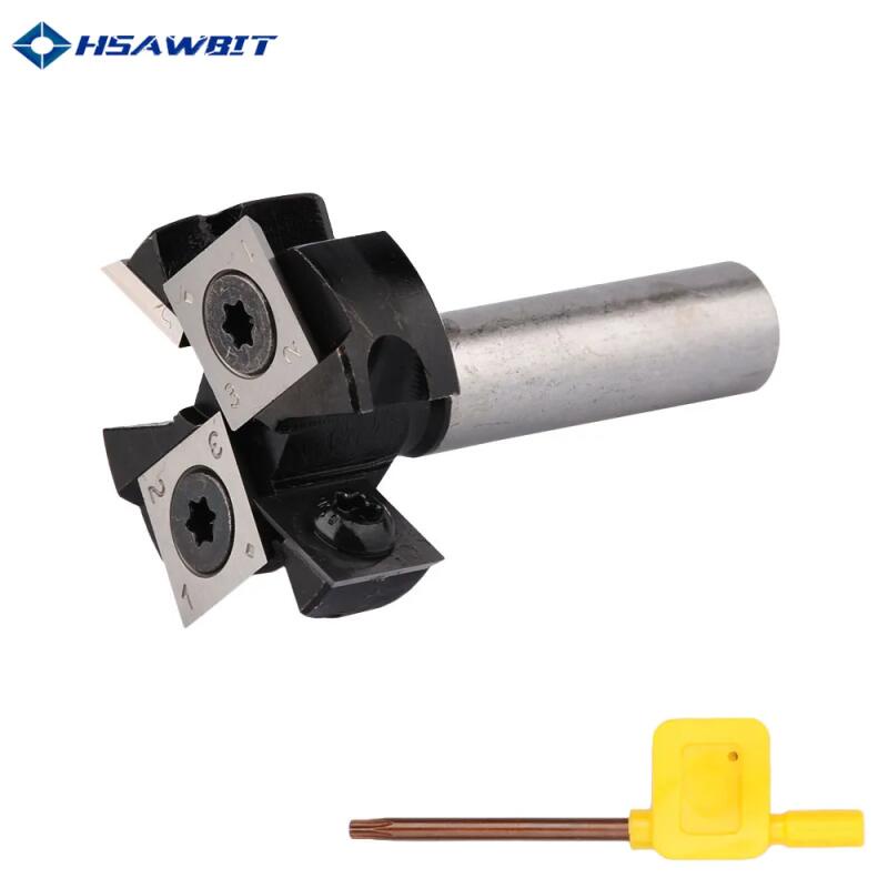 2-Flute Wood Planer Bit 38.1mm Cutting Diameter 6 8 12 mm Shank ...