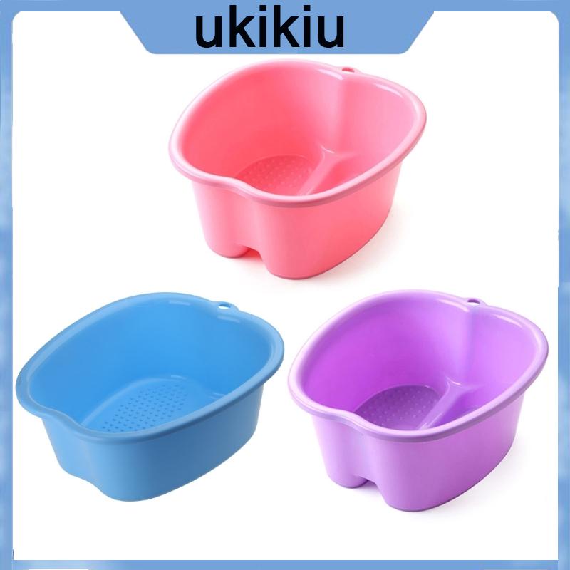 UKI Plastic Large Foot Bath Spa Tub Basin Bucket for Soaking Feet Detox ...