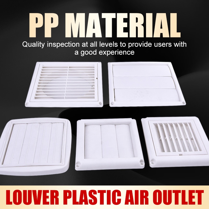 Air Vent Grille Plastic Louver Vent Grille Cover Plastic Duct ...