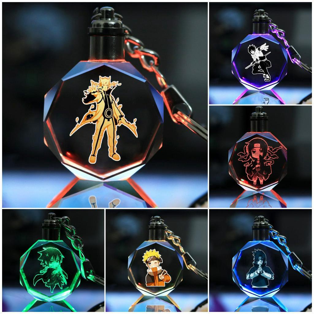 NARUTO Key Chain Uzumaki Naruto Hatake Kakashi Uchiha Sasuke Hyūga ...