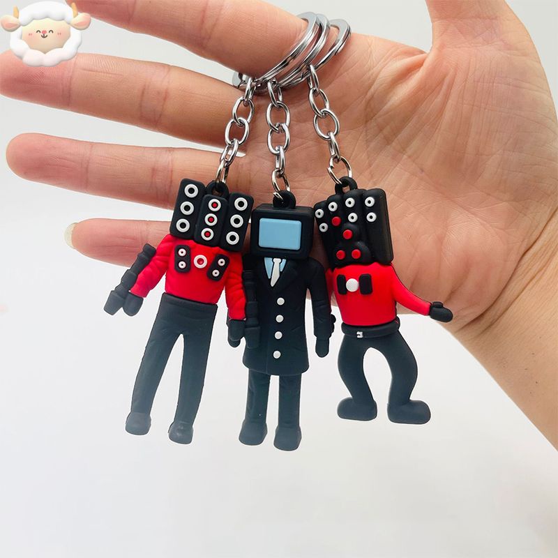 HP Creative Cartoon Mini Sound Man Key Chain Funny Doll Gift Soft ...