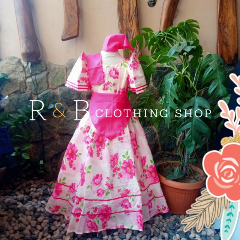 【hot sale】 BUWAN Ng WIKA / Balloon style Filipiniana with peticot for ...