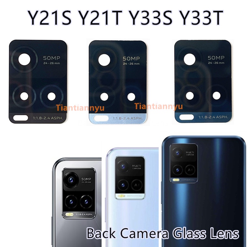 Rear Back Camera Glass Lens For vivo Y21S Y21T Y33S Y33T Replacement ...