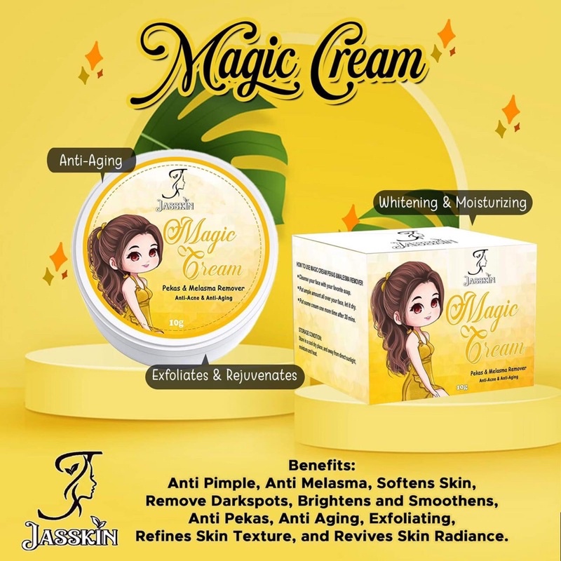 Jasskin Magic Cream Pekas Melasma Remover, Mousse Cream w/ SPF Skin ...
