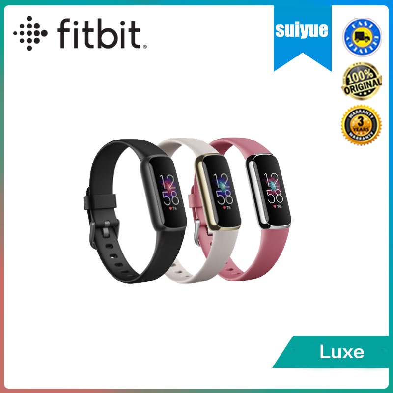 Fitbit Luxe Fitness Tracker Smartwatch Sports Waterproof Bracelet Heart ...