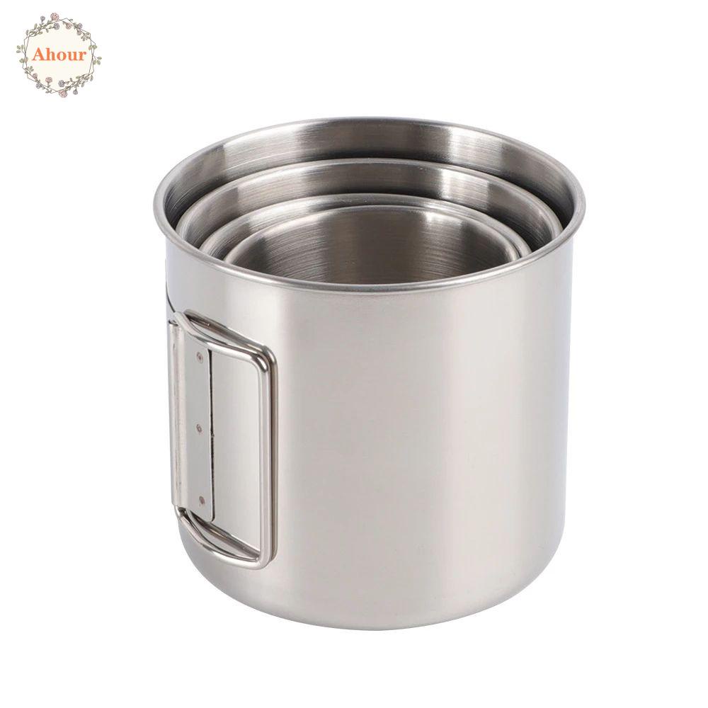 AHOUR Camping Cup Cooking Set Lightweight Outdoor Kitchen Equipment ...
