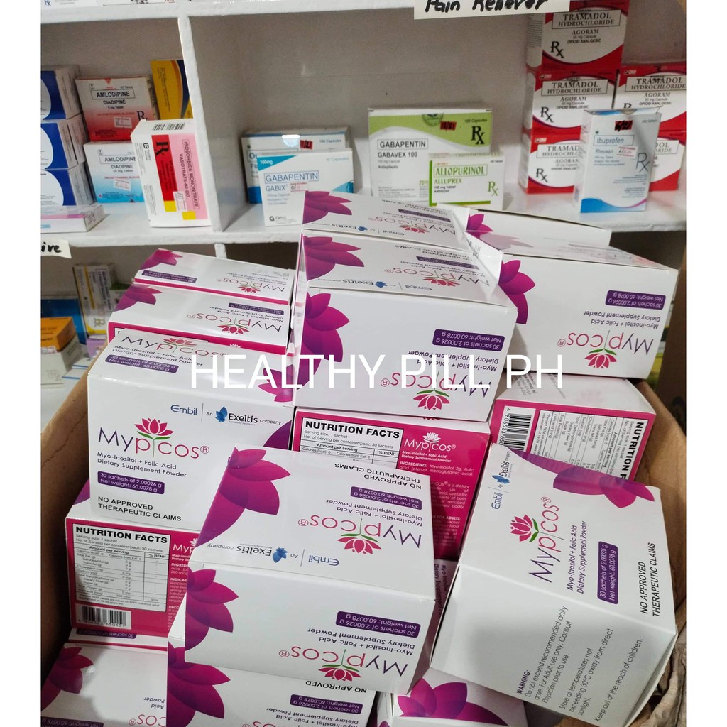 100% AUTHENTIC MYPICOS myo-inositol Folic acid Dietary supplement ...