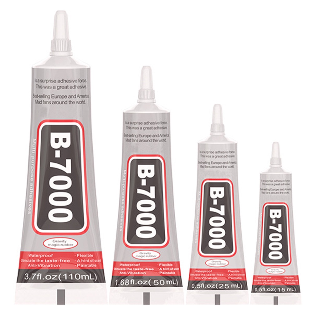 B-7000 15ML 25ML 50ML 110ML Clear Adhesive Glue Phone Repair Adhesive Universal Glass Plastic ...