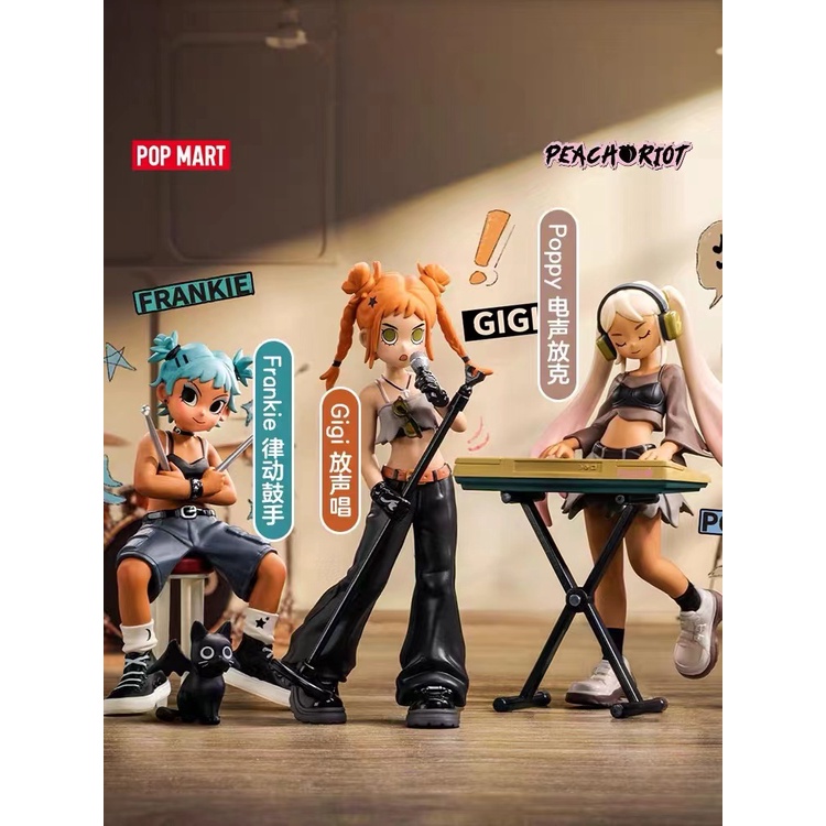 [Ready Stock] POPMART Peach Riot Peach Riot Famous Watch Series Figure ...