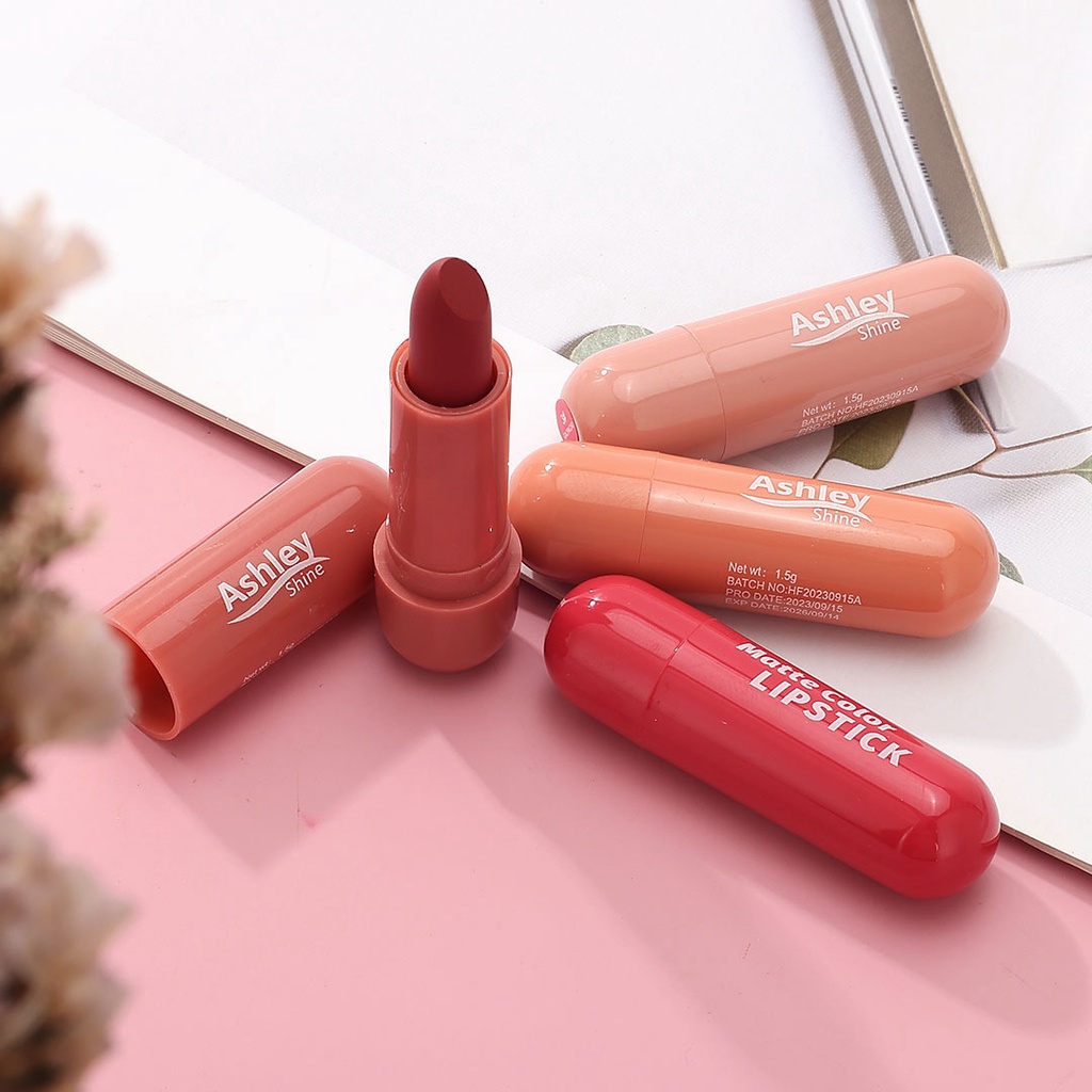 Ashley Shine 4 Colors Lipstick Long-lasting Liptint Non-fading ...