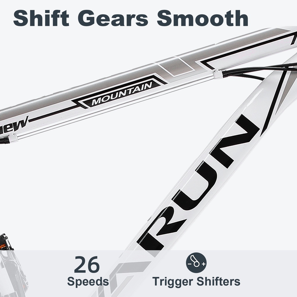 Mountain Bike 26er Tire Handle Bar Bicycle 21speed MTB Cycling Carbon ...