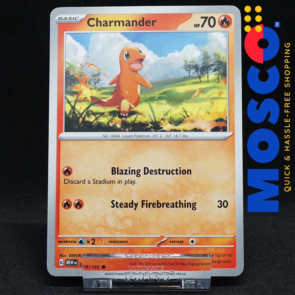 Charmander - 004/165 - Common Scarlet & Violet 151 | Pokemon TCG ...