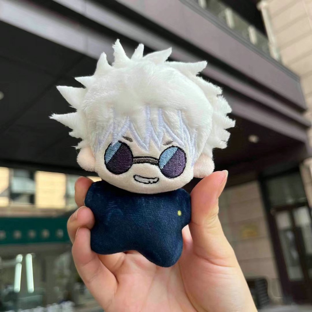 Jujutsu Kaisen Gojo Satoru 12cm Plush Pendant Geto Suguru Kawaii Mini ...