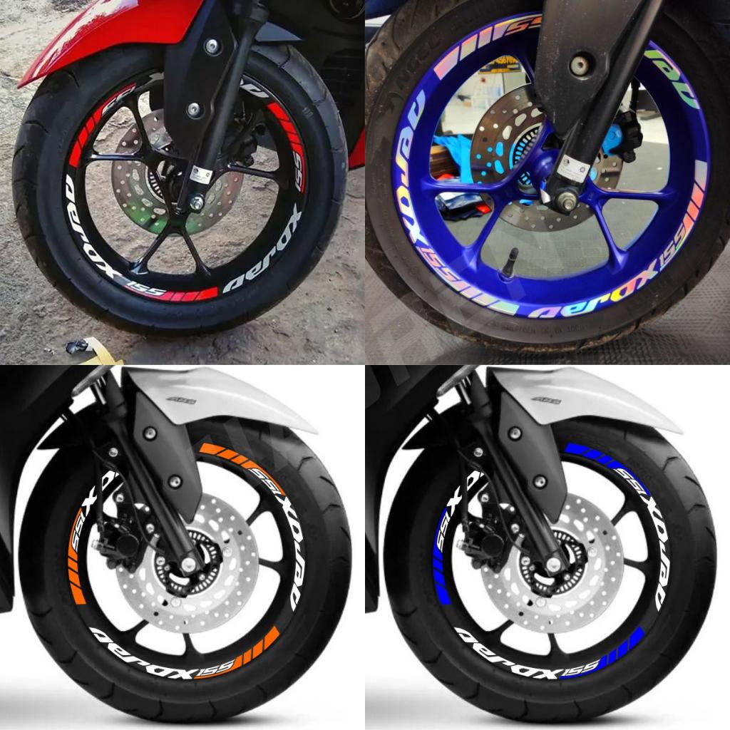 Mags decals aerox v2 rim sticker for motorcycle wheel AEROX 155 V1 ...